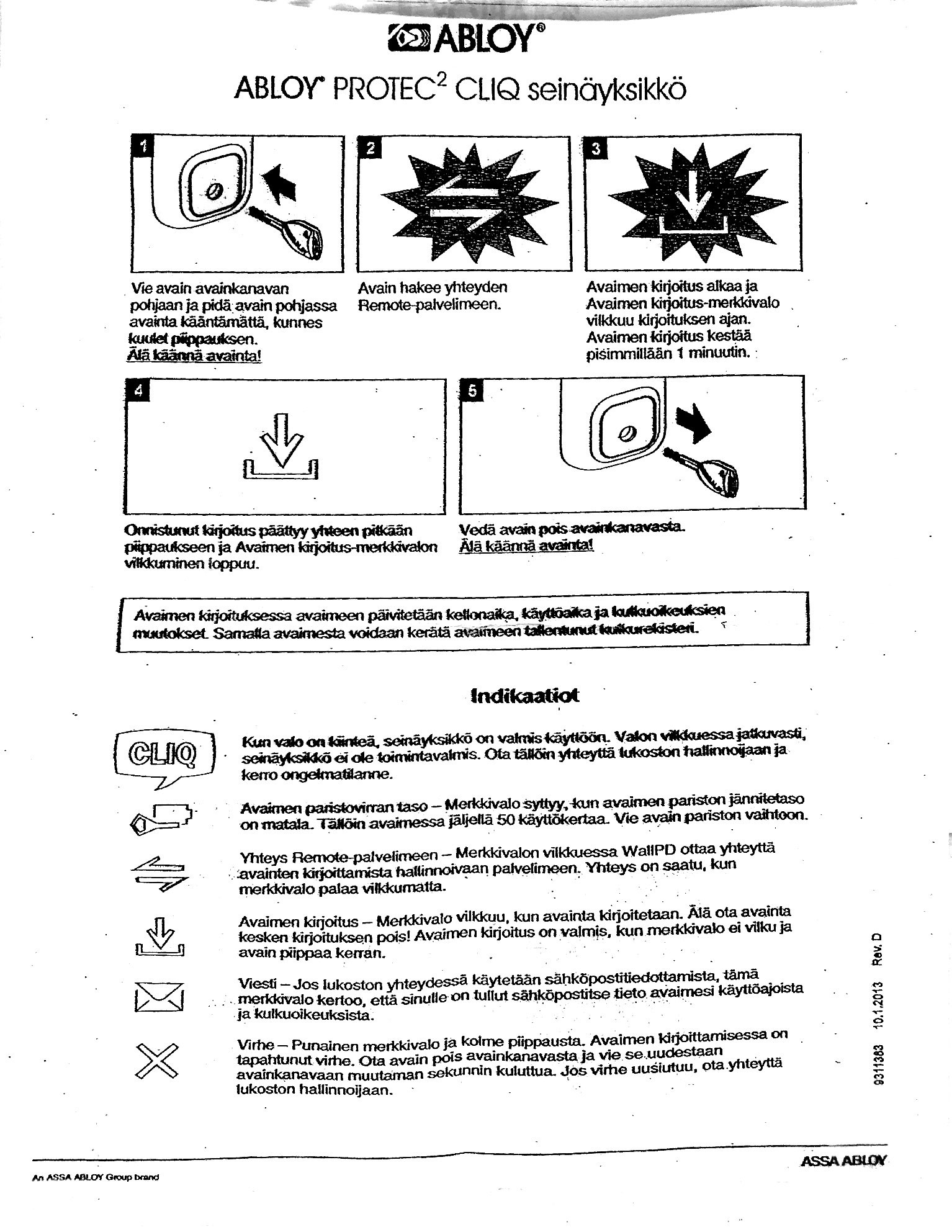 ABLOY PROTEC2 CLIQ Avaimet | OH2ABB
